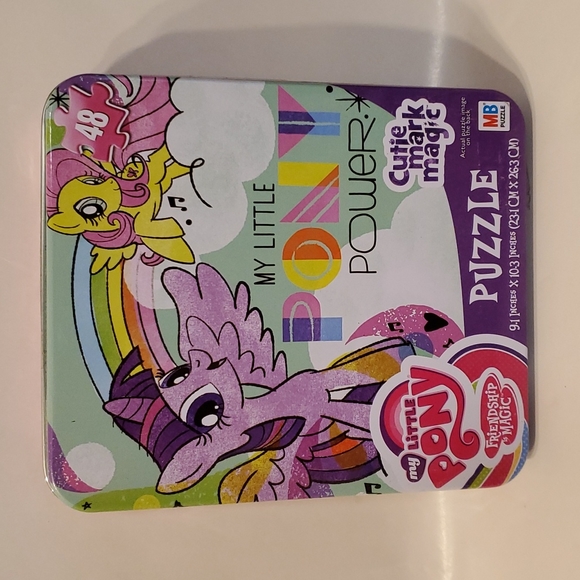 Cardinal | Toys | My Little Pony 48 Pc Jigsaw Puzzle In Collectable Tin ...